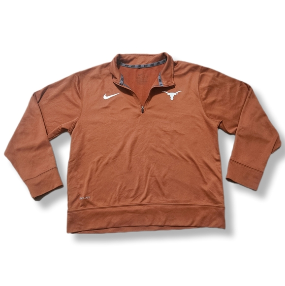Nike | Jackets & Coats | Womens Small Nike Drifit Texas Longhorns 4 Zip ...